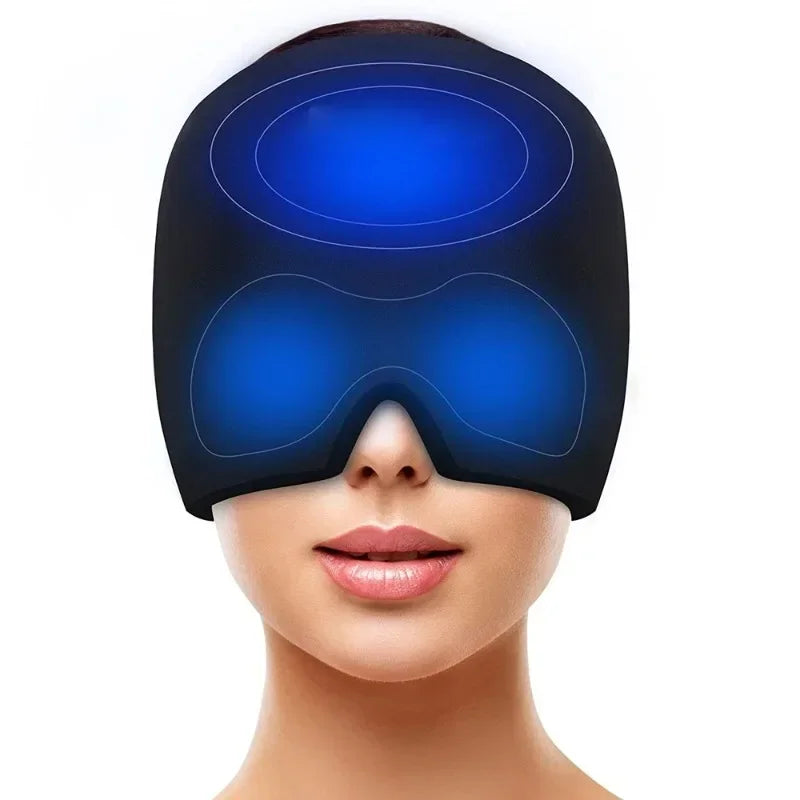 Wearable Hot Cold Therapy Cap – Migraine Relief, Stress & Pain Managem